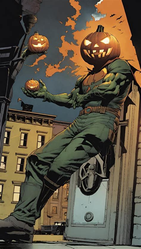 Marvels Jack O Lantern 🎃 Digital Fanart Wallpaper Design In 2025 Dc