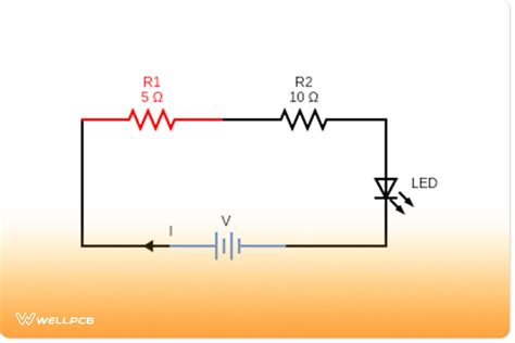 Resistor Circuit Diagram Circuit With Resistors And Kirchhoffs Laws