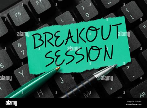 Conceptual Display Breakout Session Business Concept Workshop Discussion Or Presentation On