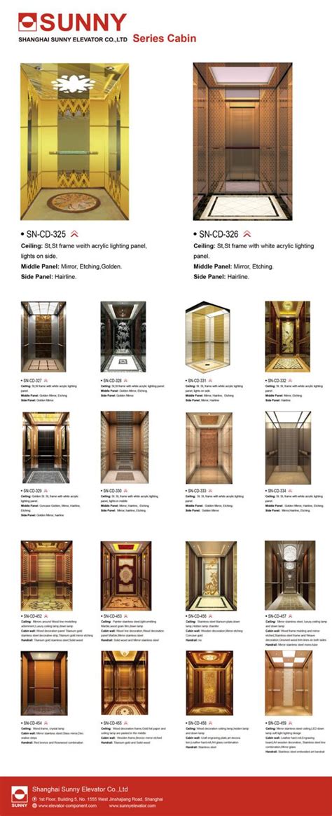 1000kg 13 Persons Hotel Office Building Elevator Lift With Standard Design Passenger Elevator