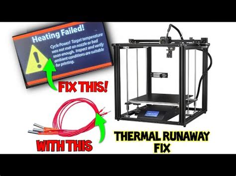 Ender 5 plus heater cartridge replacement | Thermal runaway error fix ...