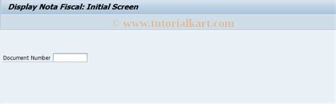 J B N SAP Tcode Display Nota Fiscal Enjoy