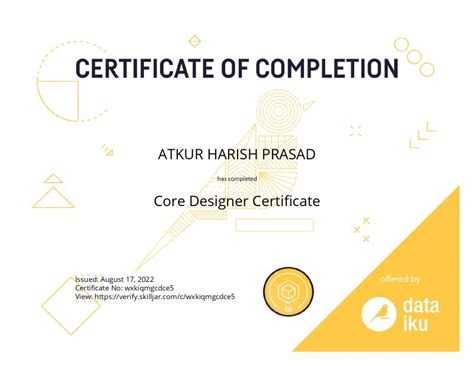 Im Happy To Share That Ive Obtained A New Certification Dataiku Core Atkur Harish Prasad