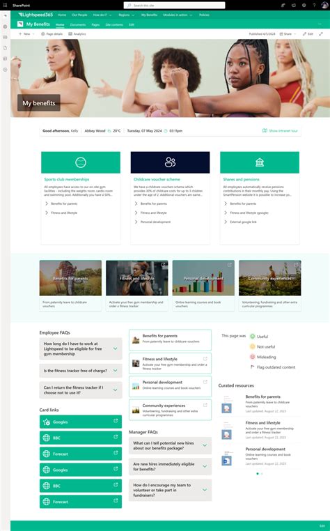 How To Use SharePoint Communication Sites Content Formula