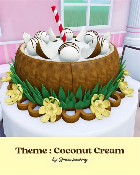 Coconut Cream Cake Cake Off Roblox Coconut Cream Cake Roblox Cake Crumble Cake