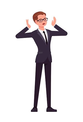 기업가 사업가 남성 비즈니스 보조원 공식적인 남자 서 포즈 경영자에 대한 스톡 벡터 아트 및 기타 이미지 경영자 교사 교육 관련 직업 귀 부분 Istock