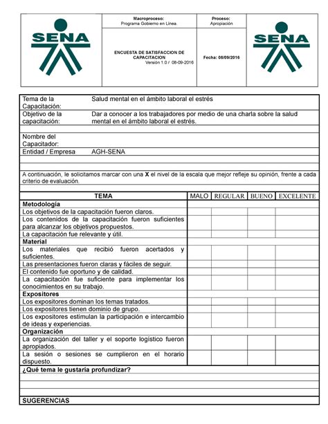 Ejemplos Modelo De Encuesta De Satisfaccion Del Cliente Noticias