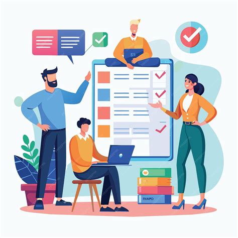 Premium Vector Review Work Progress On Kanban Board Todo List In Progress Task And Finished