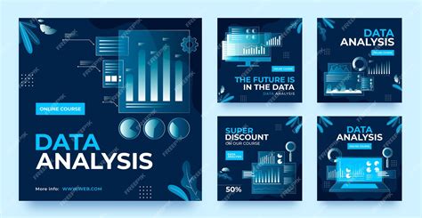 Premium Vector Data Analysis Template Design