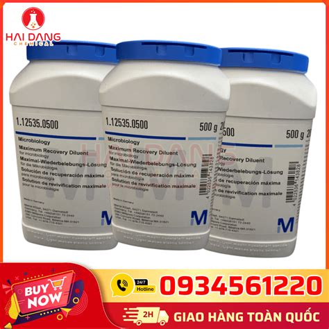 Maximum Recovery Diluent Merck Pha Loãng Phục Hồi Vi Sinh Thí Nghiệm
