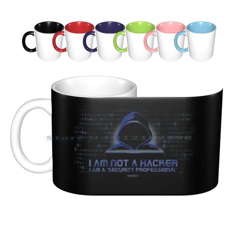 I Am Not A Hacker Honest Ceramic Mugs Coffee Cups Milk Tea Mug Hacker