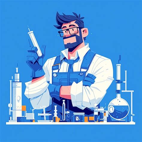 Singaporean Man In Robotics Engineers Uniform In Lab Premium Ai