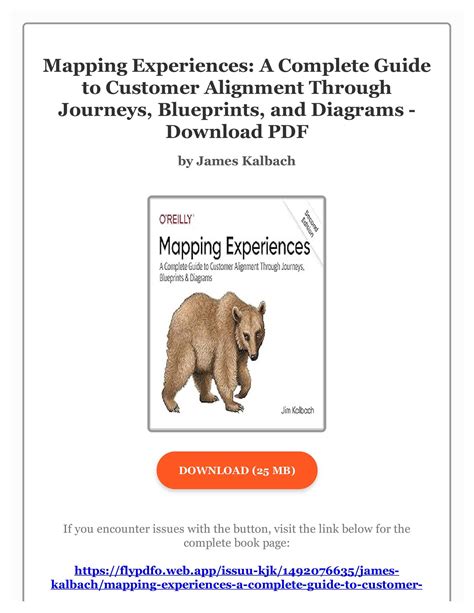 Ebook Mapping Experiences A Complete Guide To Customer Alignment Through Journeys Blueprints