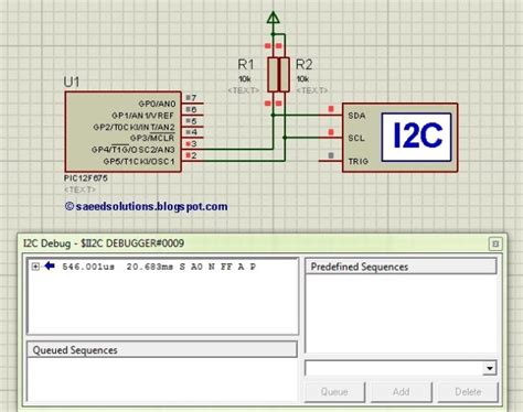pic12f675 i2c bit banging code and proteus simulation