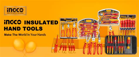 Ingco 3pcs 1000v Vde Insulated Plier Set 8 Vde Combination Pliers 6