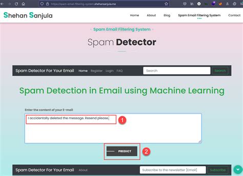 github shehansanjula spam email filtering system public end to end implementation of spam