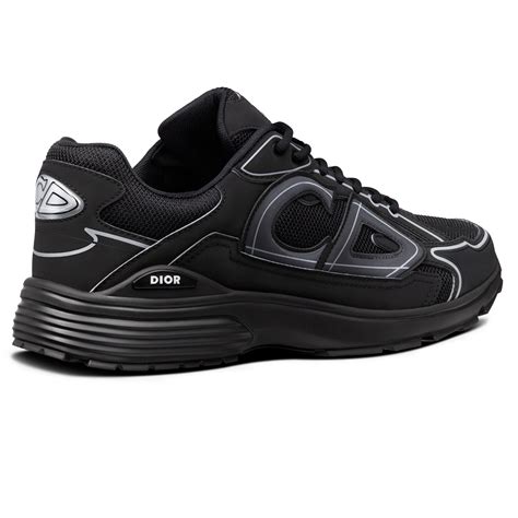 Dior B30 Technical Mesh Black Trainer Crepslocker