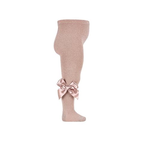 Collant Fiocco Raso Rosa Condor 3329 I Piccoli Tesori