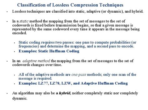 Introduction To Data Compression What Is Data Compression
