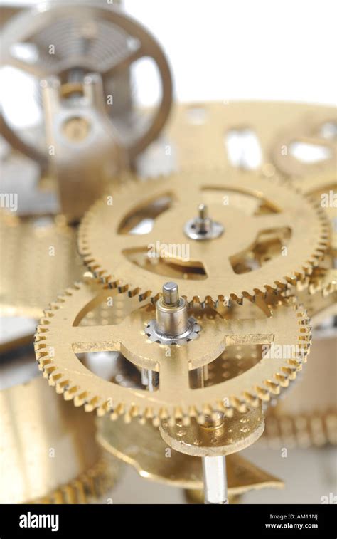 Cog Wheel In A Clockwork Stock Photo Alamy