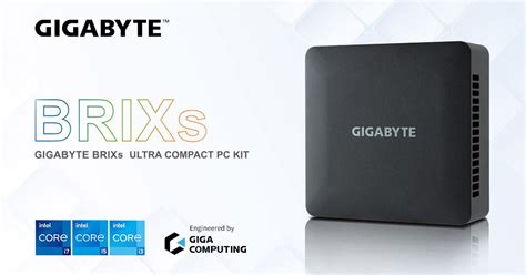 Giga Computing Releases New Design For Mainstream Brixs With 13th Gen