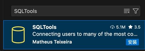 Vscode 数据库客户端扩展 菜鸟教程