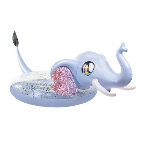 Poolcandy Glitter Elephant Jumbo Beach And Pool Tube 1 Ct Frys Food Stores
