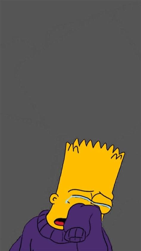 Download Bart Simpson Crying Art Wallpaper