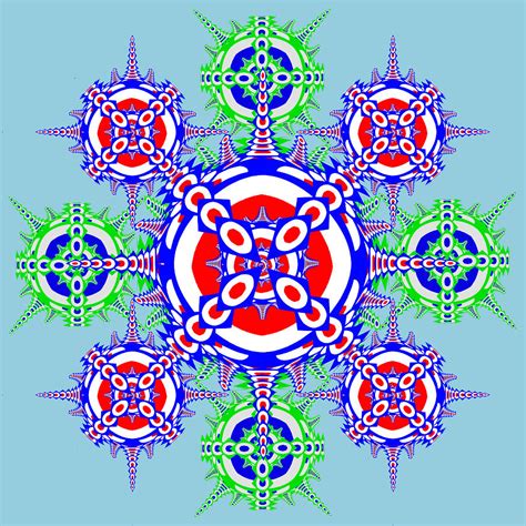 Pseudo Fractal 22 Squares And Circles Photograph By John Haldane Fine