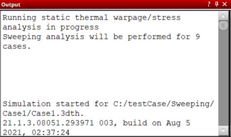 Running A Sweeping Simulation In Celsius Thermal Solver Celsius
