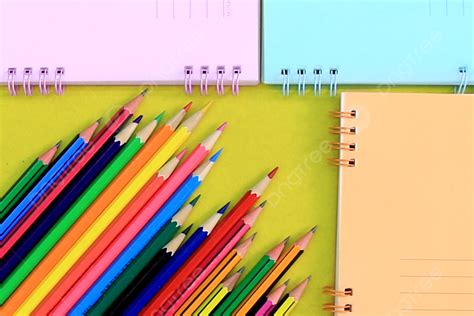 크리 에이 티브 컬러 사무실 바탕 화면 배경 학습 색연필 공책 연구실 배경 일러스트 및 사진 무료 다운로드 Pngtree