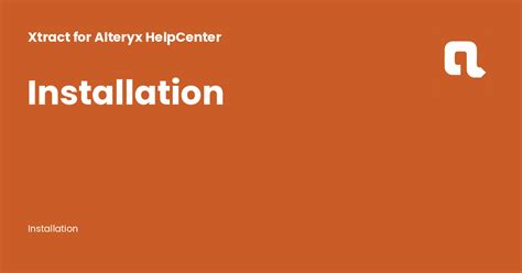 Installation Xtract For Alteryx Helpcenter