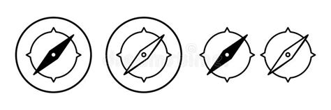 Compass Icon Navigation Icon Stock Vector Illustration Of Direction