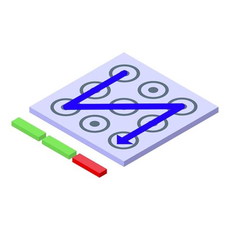 Premium Vector Line Password Protection Icon Isometric Of Line Password Protection Vector Icon