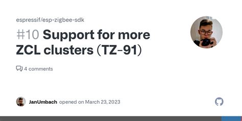 support for more zcl clusters tz 91 · issue 10 · espressif esp