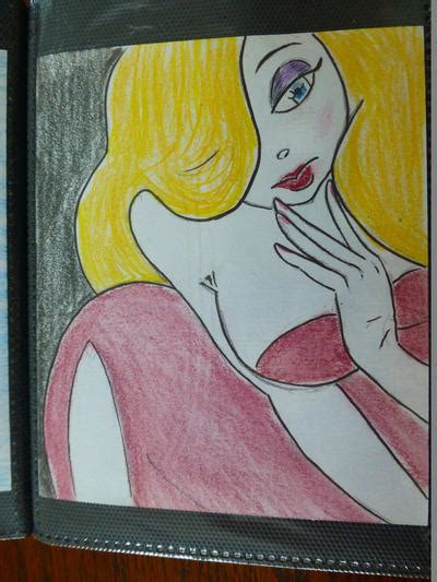 Jessica Rabbit Inspired Pin Up Practice By Peachymotchi On Deviantart