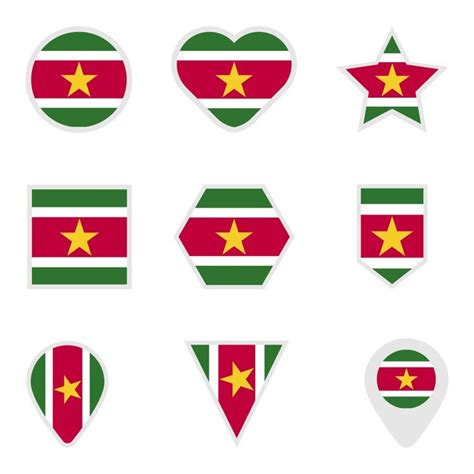 Premium Vector Pointer Collection With Shape Flag Design