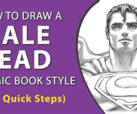 Artstation How To Draw A Male Head—comic Book Style In 5 Quick Steps