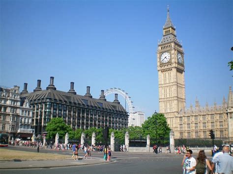 Square In Front Of Big Ben In London Free Image Download