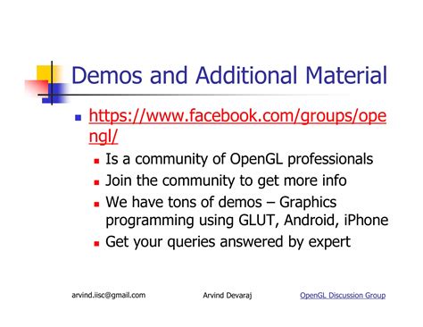 Opengles Graphics Programming In Android Ppt