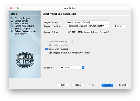 How To Create A New Microchip Mplab X Ide Programming Project — Mirobo