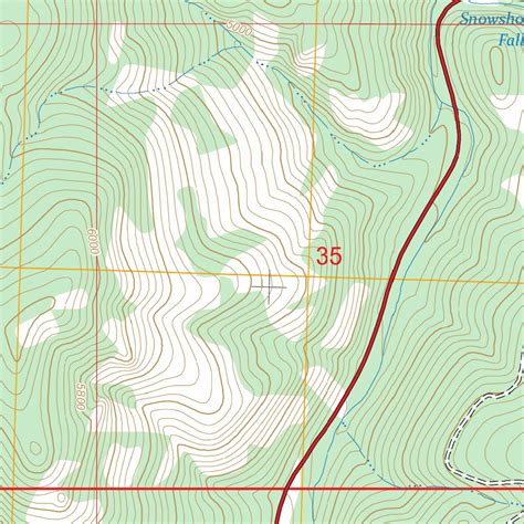 Lolo Hot Springs Mt Id Fstopo Map By Us Forest Service Topo Avenza Maps