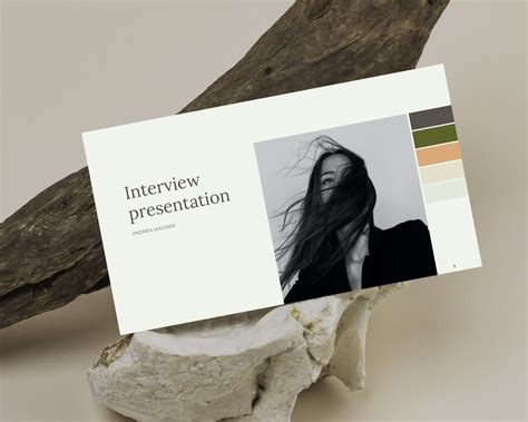Job Interview Presentation Powerpoint Template Etsy