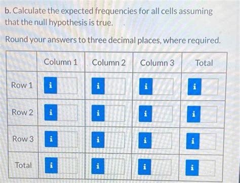 solved consider the following contingency table that is