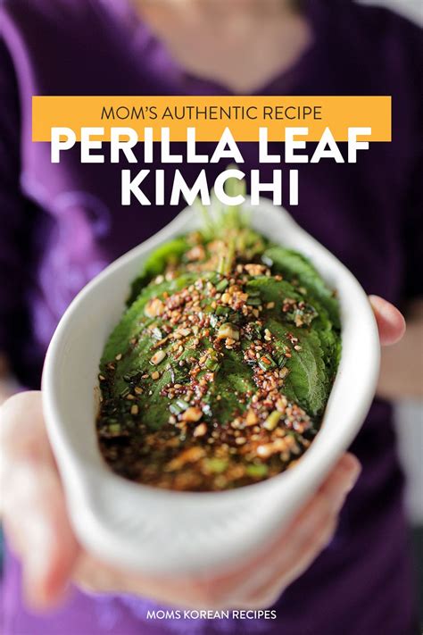 How To Make Moms Authentic Korean Perilla Leaves Recipe 깻잎장아찌