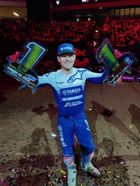 Eddi HÜbner Ktm Sex 6 Faldig Tysk MÄstare Och Mathias JØrgensen Yamaha Fyra 4 Faldig