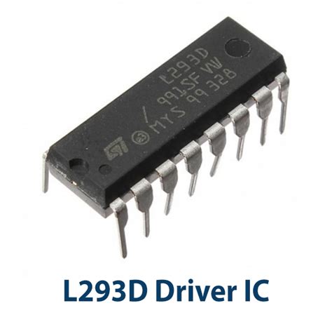 Controlling Dc Motor With L293d Driver Ic With Arduino Electronics 360