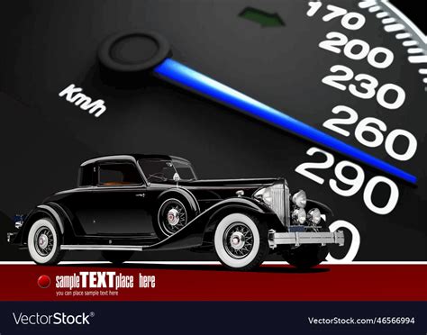 3d Of A Speedometer And Rarity Car Image Odometer Vector Image 3d Of A Speedometer And Rarity Car Image Odometer Vector Image