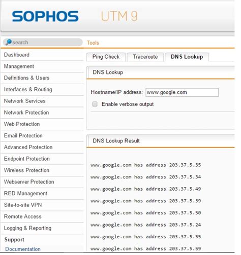 sophos utm 9 3 not routing between interfaces read only utm managed