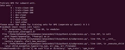 I Met Problem When Running Preprocess Libri Py Issue Alexander H Liu End To End ASR